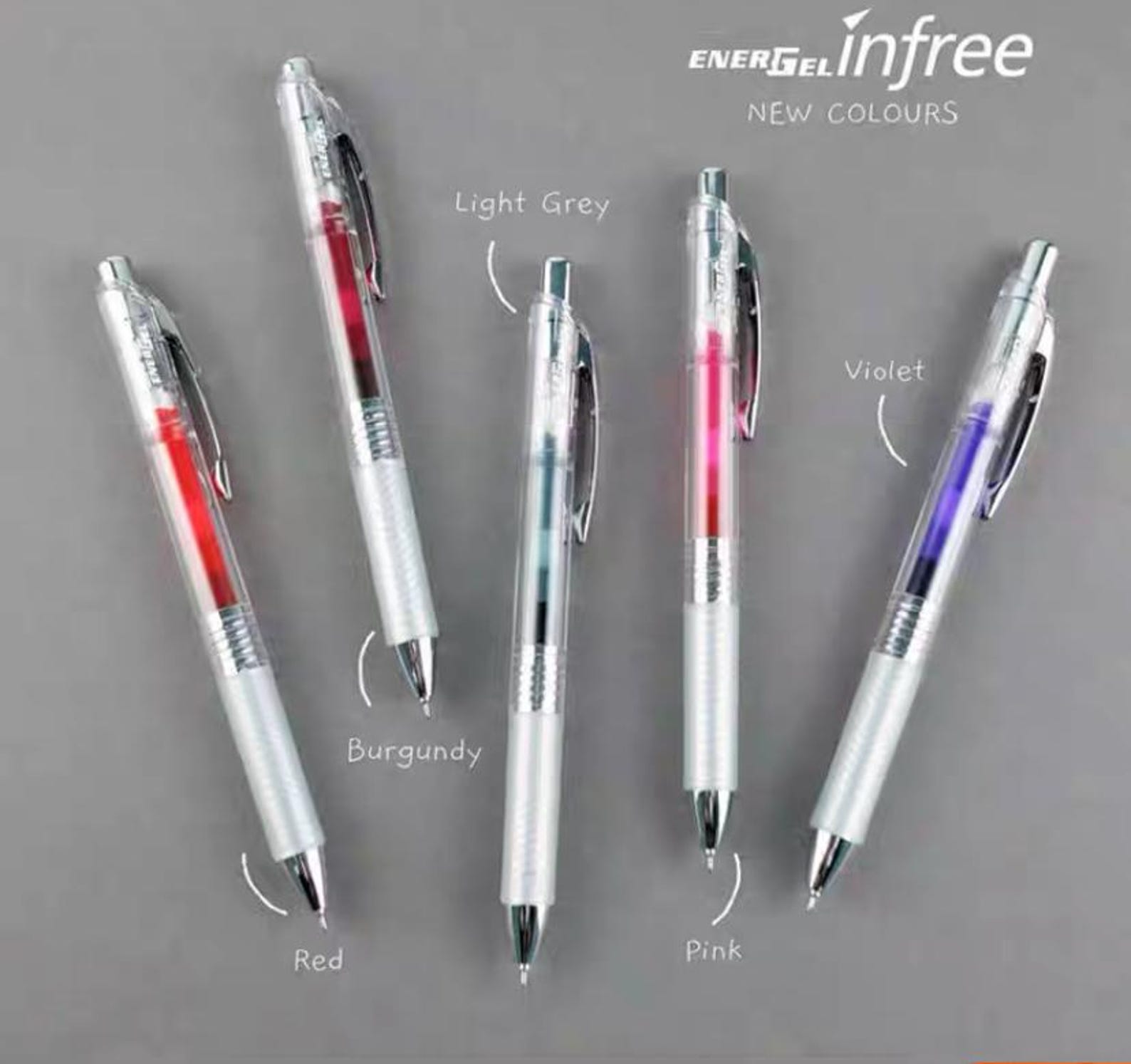 Pentel Energel Infree 0.5mm /0.7mm Gel Pen Set of 10 - Etsy