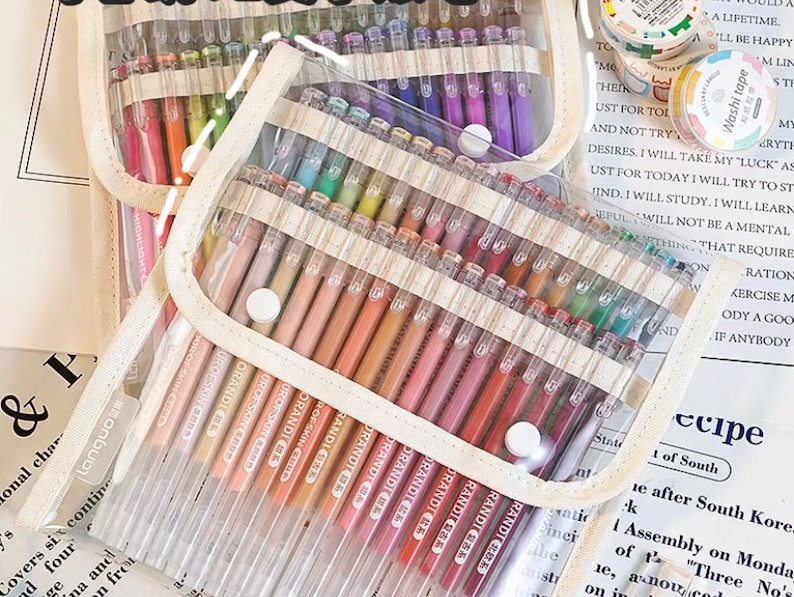 207, 162pcs Languo Color Gel Pen Set 0.5mm ,207pcs New Set - Etsy