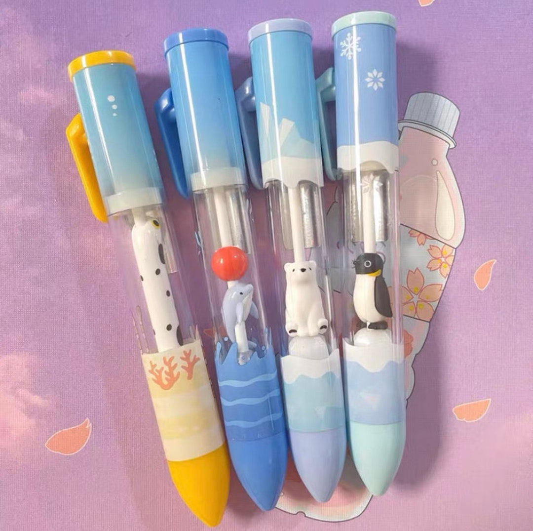 Sakamoto Sea Animal, Penguin, Polar Bear, Dolphin Black Ink Ballpoint ...