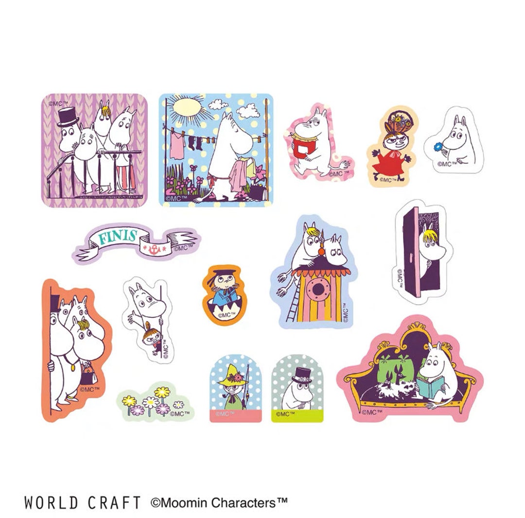 Moomin Stickers Japan World Craft - Etsy