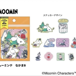 Moomin Stickers Japan Waterproof - Etsy