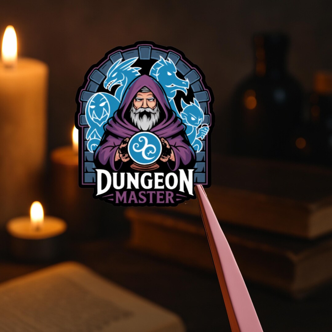 Dungeon Master Sticker Set for Dnd | DM Vinyl Sticker | RPG Laptop ...