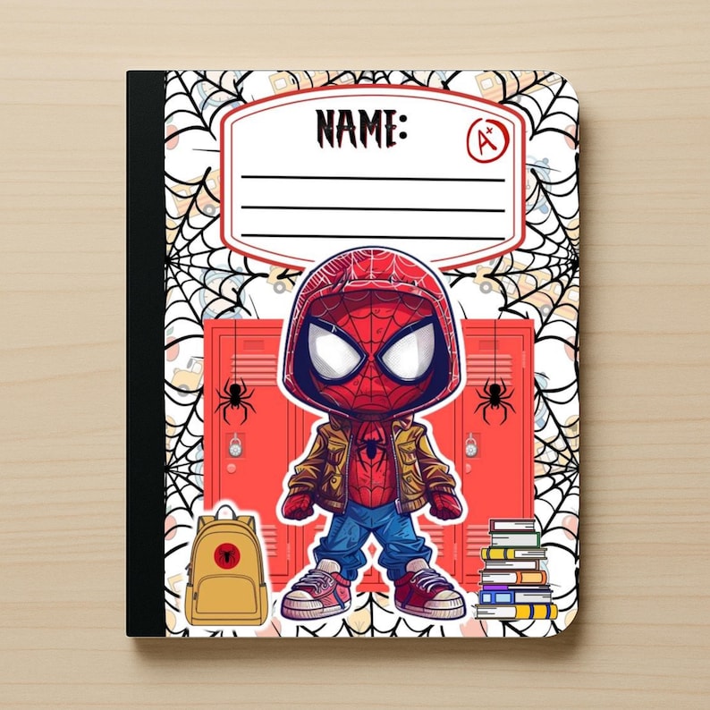 Personalized Spiderman Notebook: Laminated Superhero Journal - Etsy