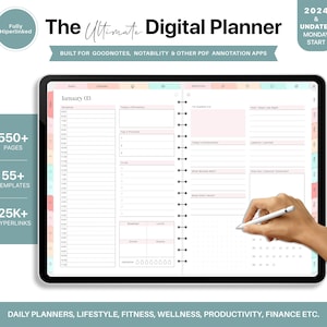 Digital Planner Bundle | Goodnotes Planner | Daily Weekly Monthly ...