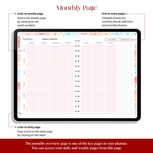 Undated Digital Planner | Goodnotes Planner | Daily Weekly Monthly ...