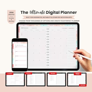 Ultimate All in One Digital Planner, 2024 Good Notes Planner ...