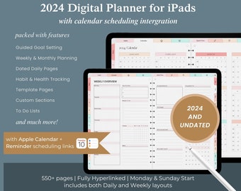 Ultimate All in One Digital Planner 2024 Good Notes Planner, Notability ...