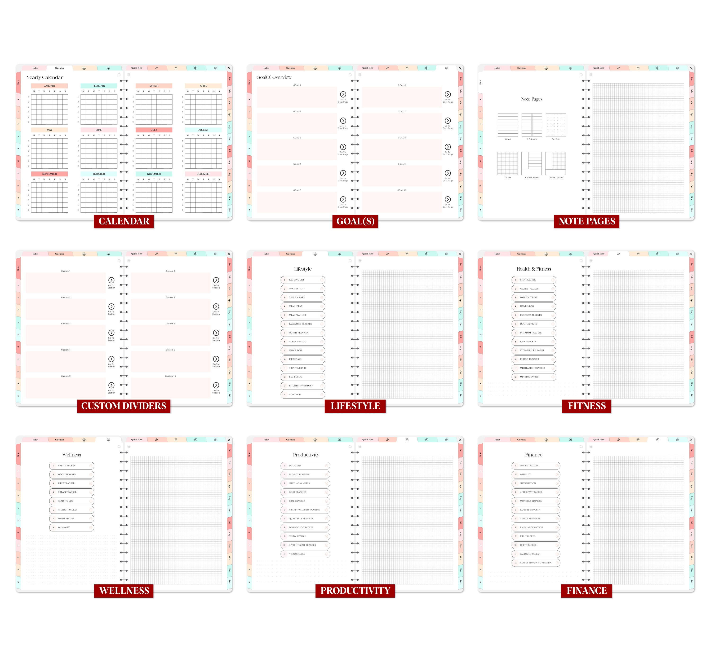 Ultimate All in One Digital Planner 2024 Good Notes Planner, Notability ...