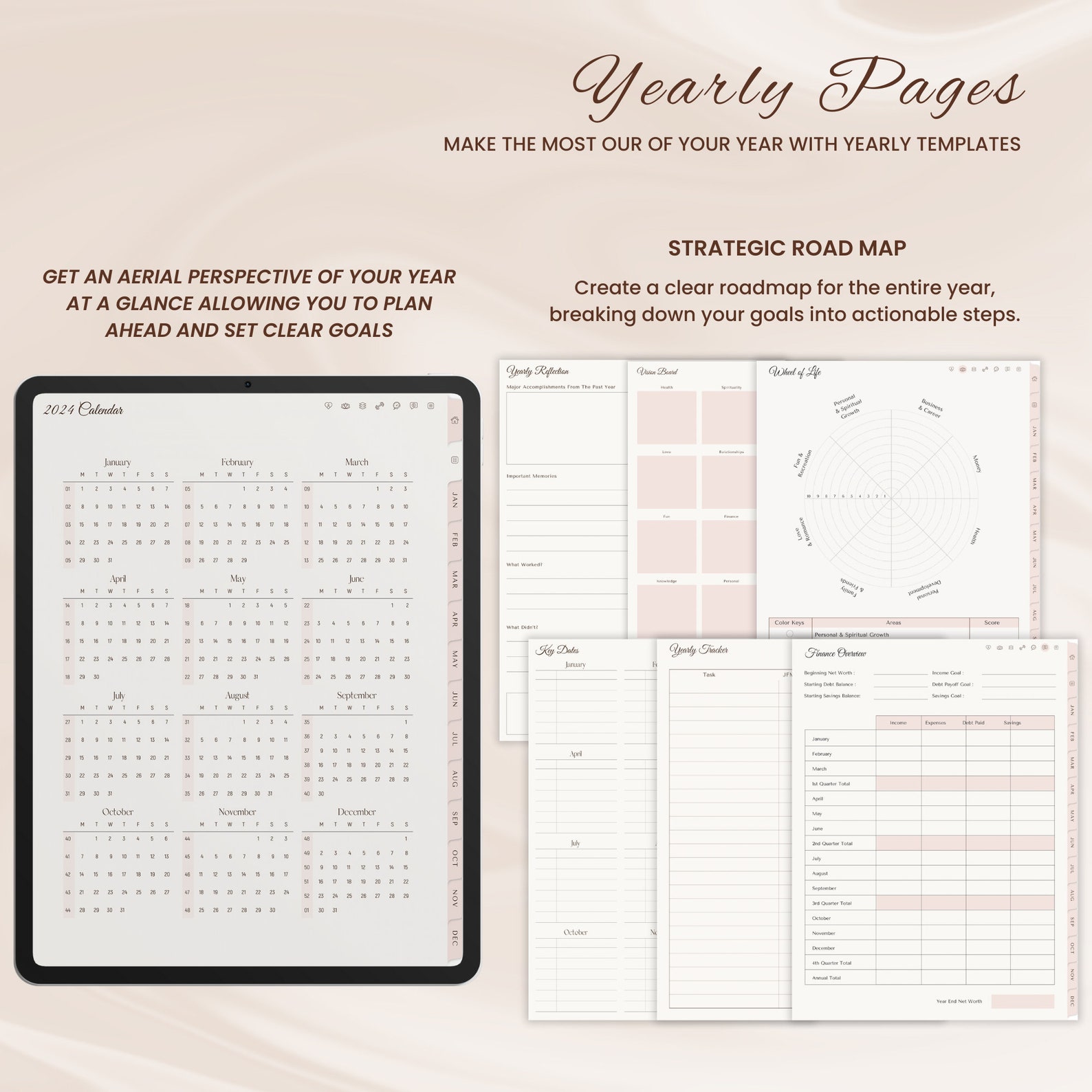 That Girl Self Care Planner, 2024 Digital Planner, 2024 Daily, Weekly ...