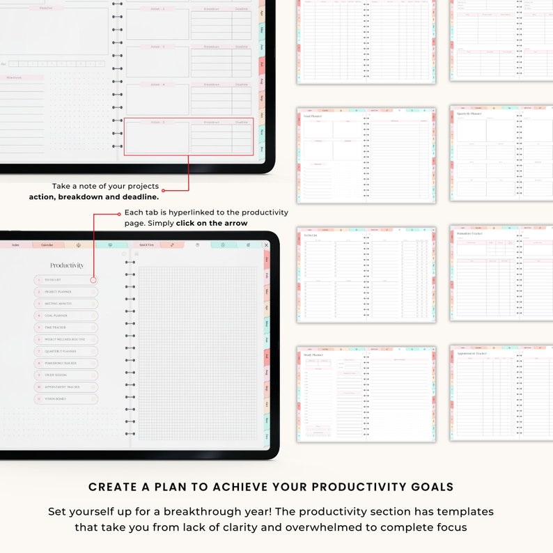 Ultimate All in One Digital Planner, 2024 Good Notes Planner ...