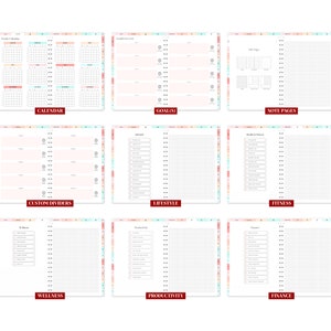Undated Digital Planner | Goodnotes Planner | Daily Weekly Monthly ...