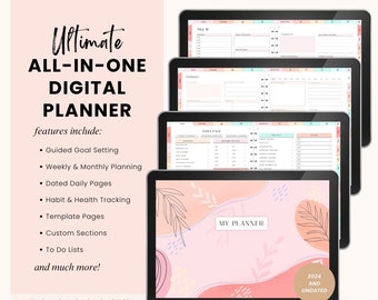 Ultimate All in One Digital Planner 2024 Good Notes Planner, Notability ...