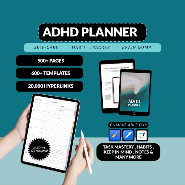Ultimate All in One Digital Planner 2024 Good Notes Planner, Notability ...