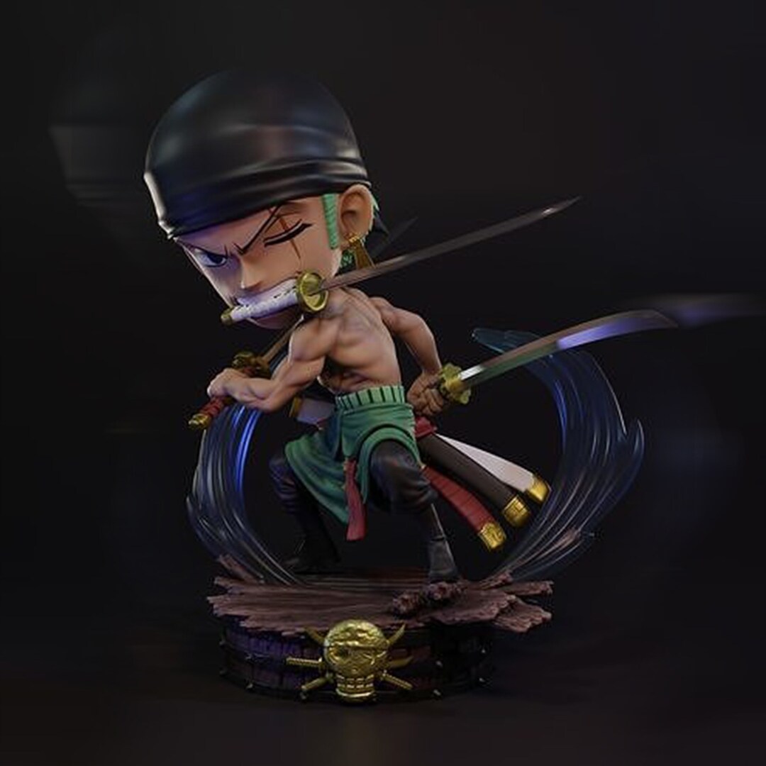 Zoro Chibi Onepiece 3D Print / STL File - Etsy