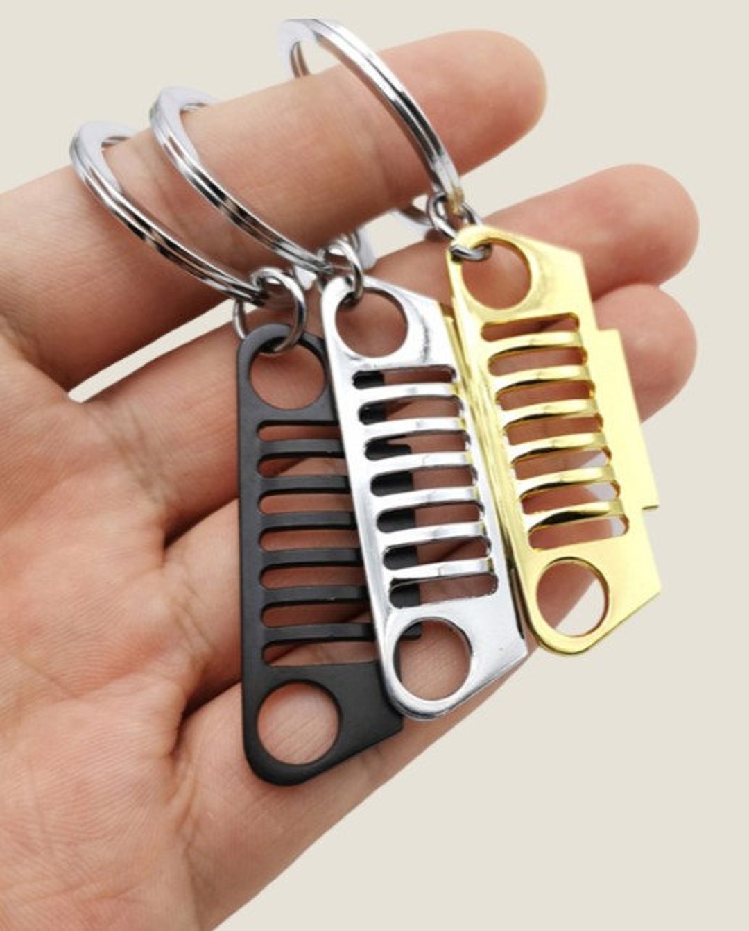 Jeep Wrangler Keychain JK or JL Custom Wrangler Gladiator Grille off ...