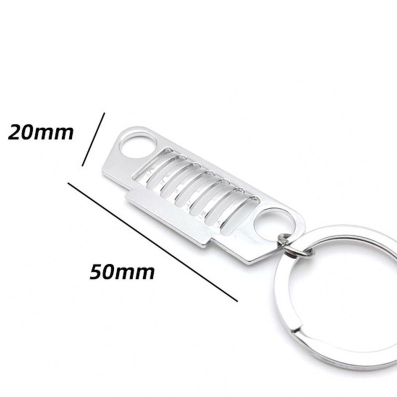 Jeep Wrangler Keychain JK or JL Custom Wrangler Gladiator Grille off ...
