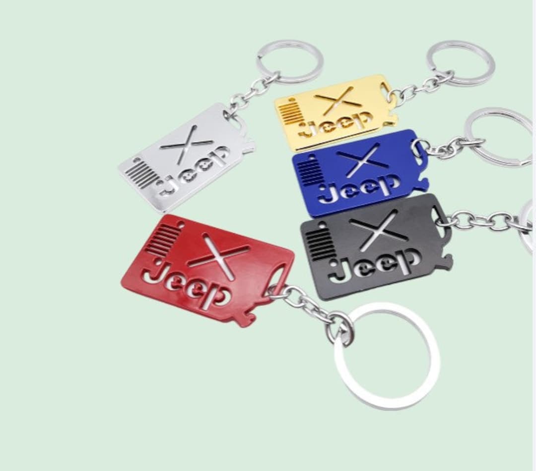 Jeep Wrangler Keychain JK or JL Custom Wrangler Gladiator Grille off ...