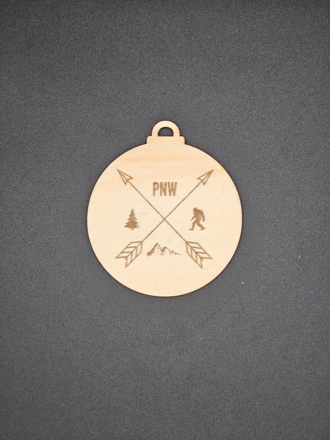 Pacific Northwest Crossed Arrows Ornament - PNW Christmas Ornament - Etsy