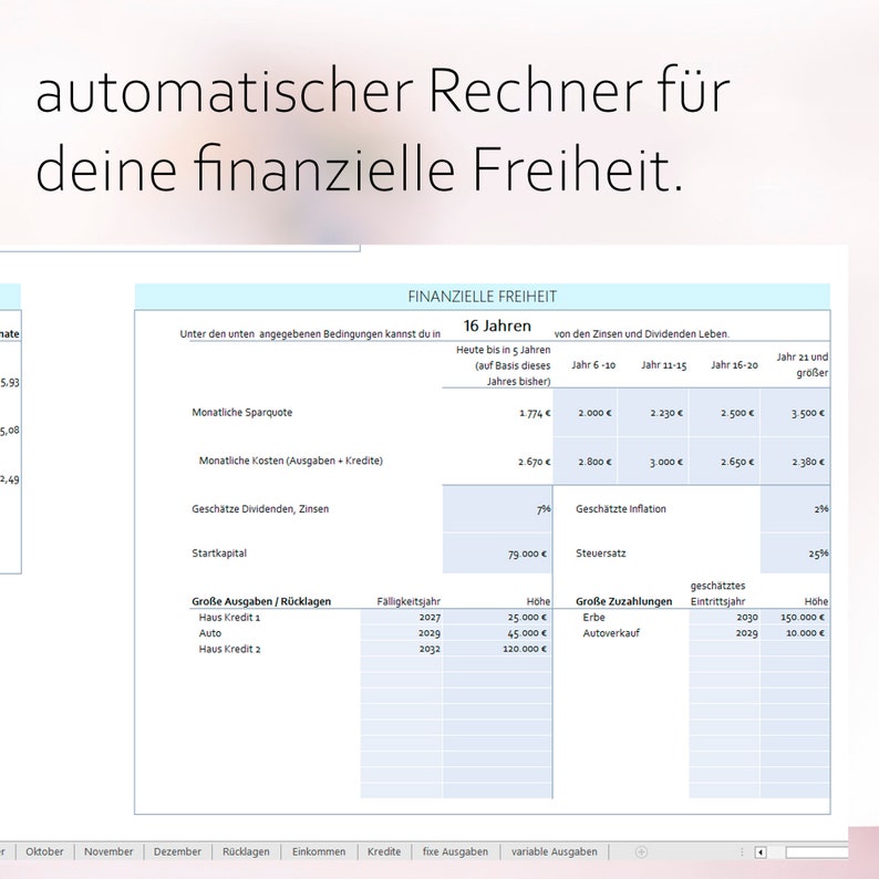 Household Book German 2024 Excel German Household Book Monthly ...
