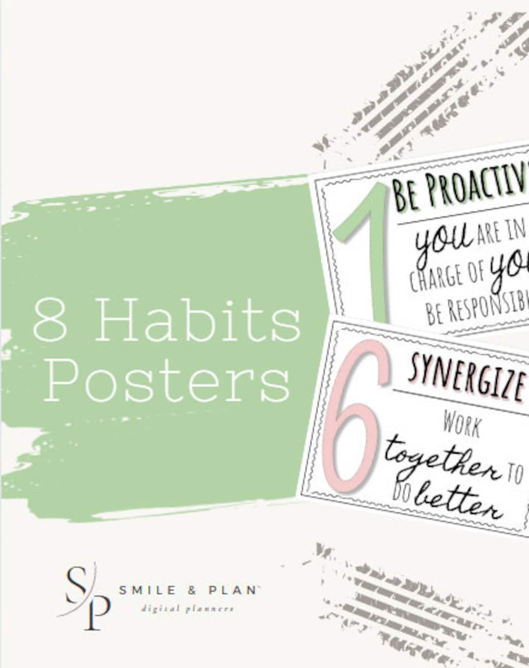 8 Habits Posters, Leader in Me, Leadership, Classroom Decor, Habits 1 ...