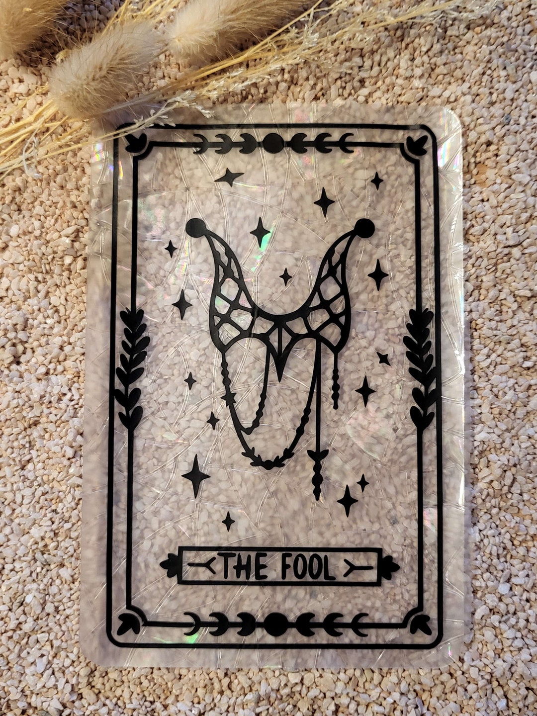 Sun Catcher Window Sticker, Tarot Card the Fool - Etsy