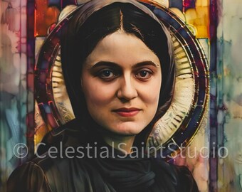 Saint Edith Stein Portrait Print Poster - Etsy