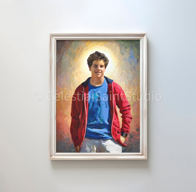 Blessed Carlo Acutis Catholic Saints Poster Catholic Printable Catholic ...