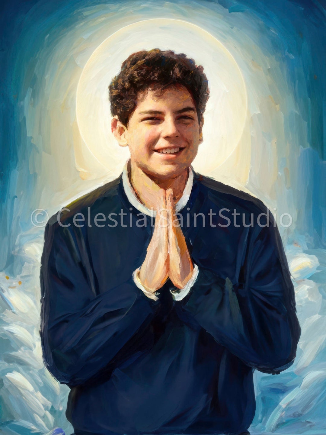 Blessed Carlo Acutis Catholic Saints Poster Catholic Printable Catholic ...