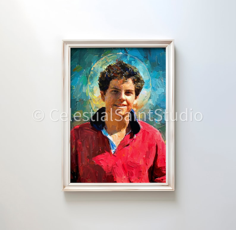 Blessed Carlo Acutis Catholic Saints Poster Catholic Printable Catholic ...