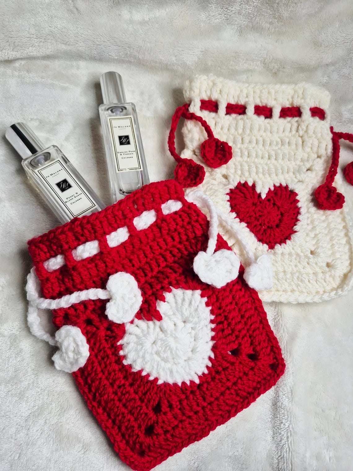 Heart Pouch Pattern PDF | Cute Valentines Crochet Pouch Pattern, Pouch ...