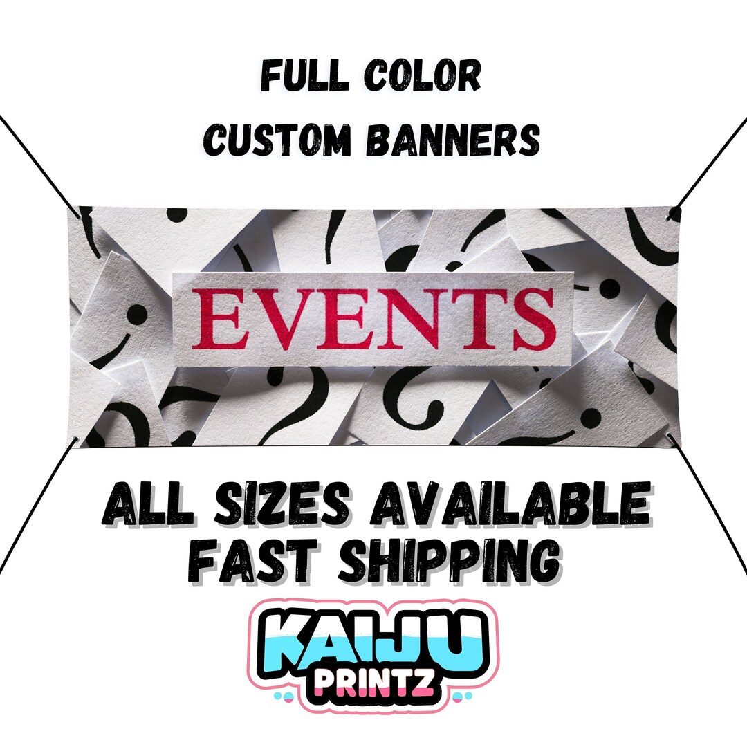 Full Color Custom Vinyl Banners, Custom Size Vinyl Banner, Custom Vinyl ...