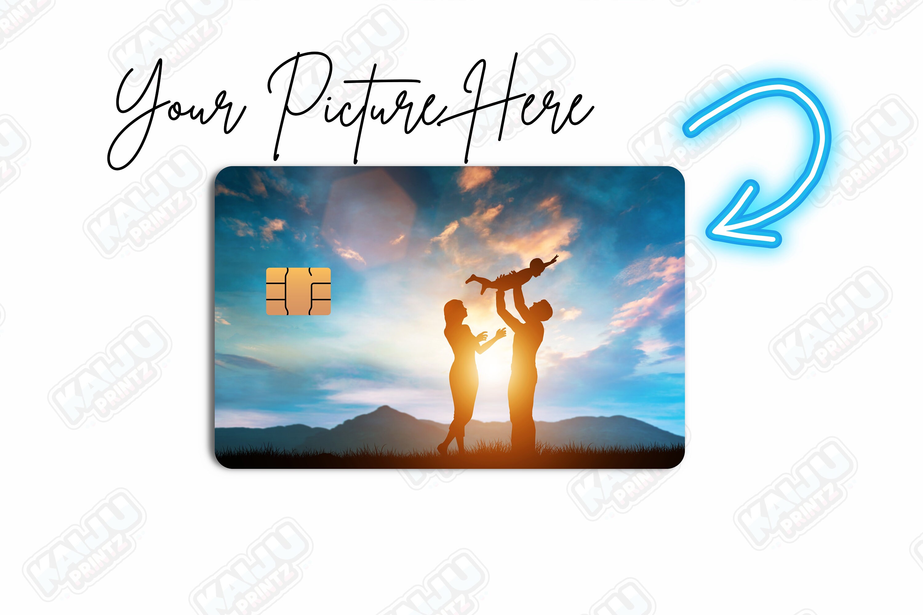 Custom Credit/debit Card Sticker Skin Protect and Personalize Your Card ...