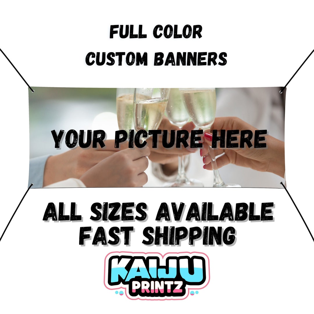 Full Color Custom Vinyl Banners, Custom Size Vinyl Banner, Custom Vinyl ...