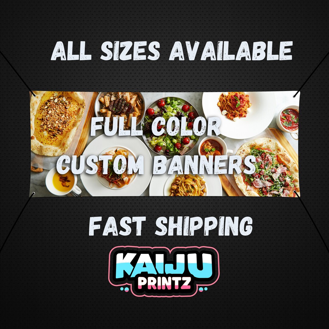 Full Color Custom Vinyl Banners, Custom Size Vinyl Banner, Custom Vinyl ...