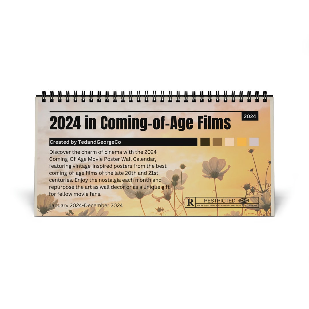 2024 in Coming-of-age Desktop Calendar - Etsy
