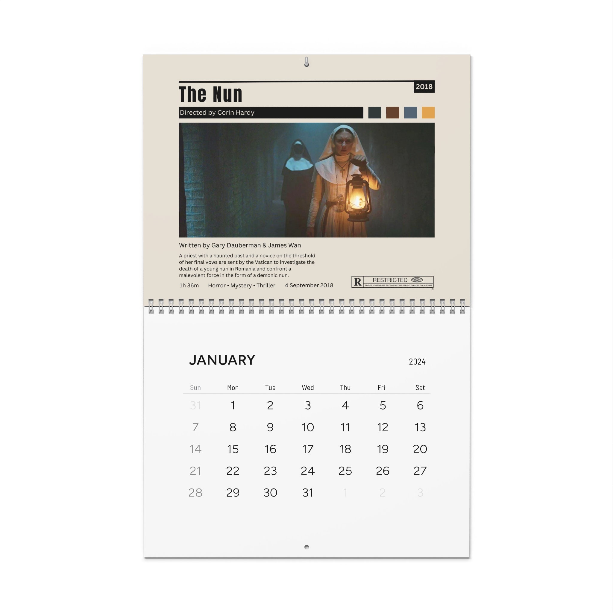 2024 in Horror Wall Calendar (2024) sold by Pectoral Marlo | SKU ...