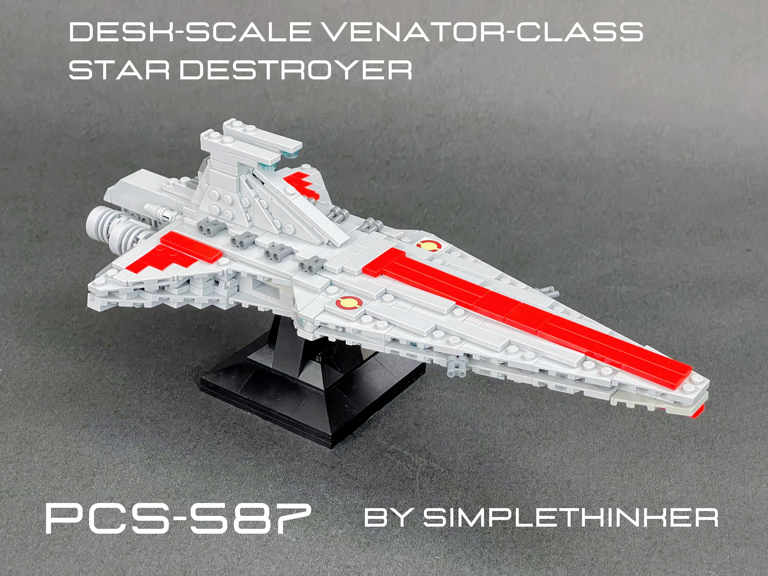 Simplethinker's LEGO Desk-scale Venator-class Star Destroyer ...