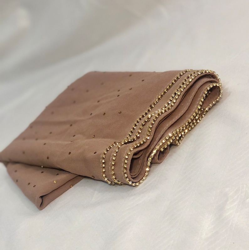 Chiffon Stone Hijabs - Etsy