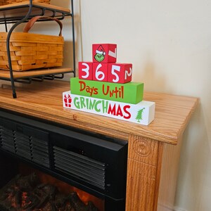 365 Day Grinchmas Countdown Blocks - Etsy