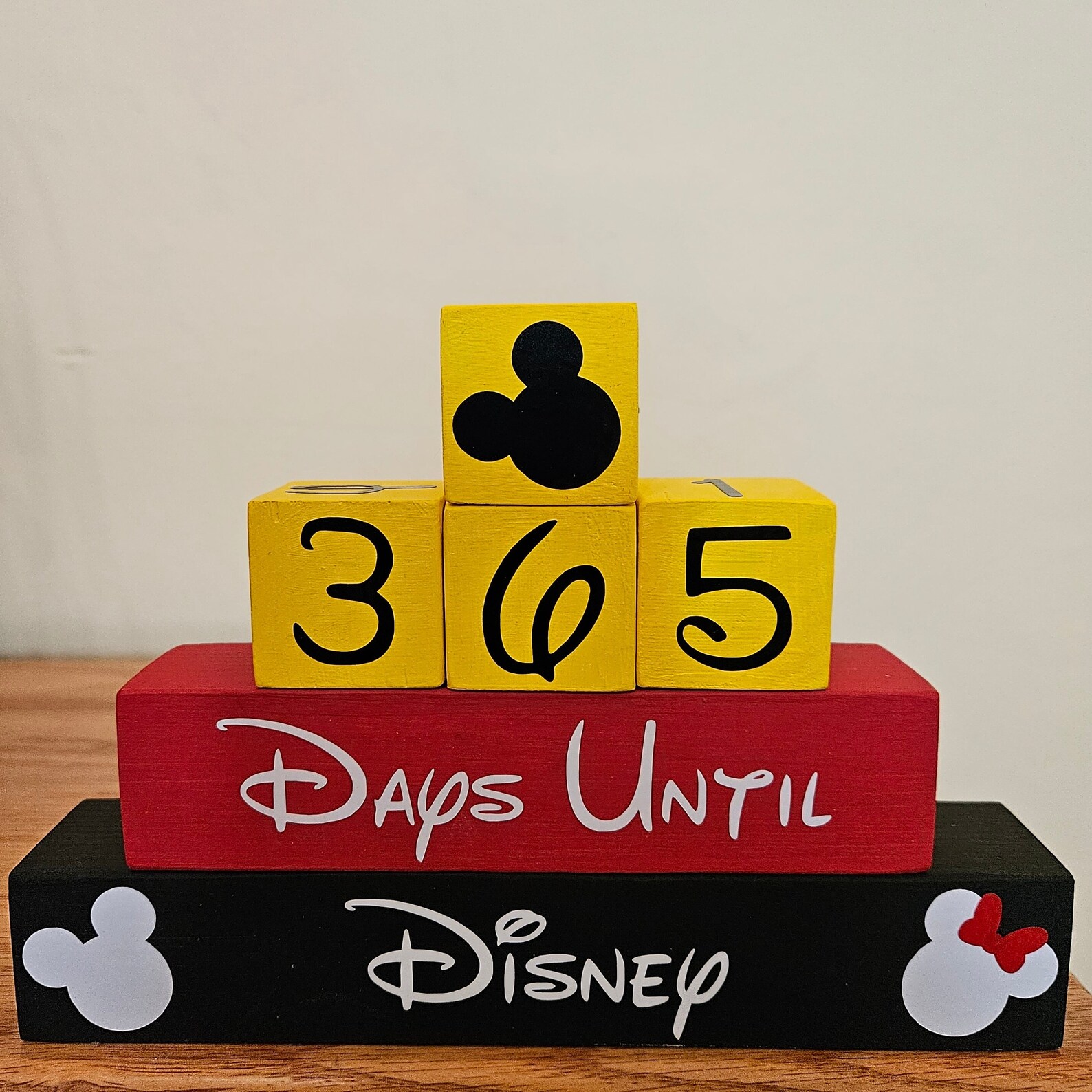 365 Day Disney Countdown Blocks - Etsy