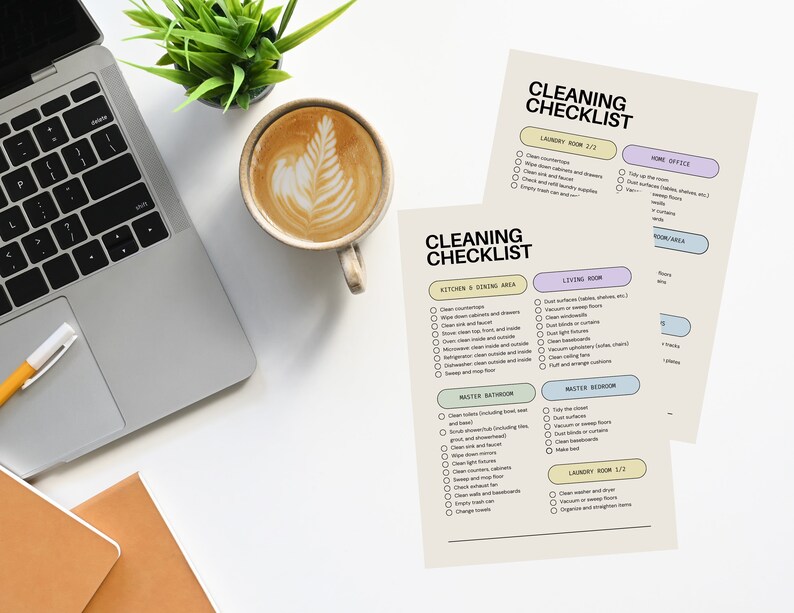 Cleaning Checklist - Etsy