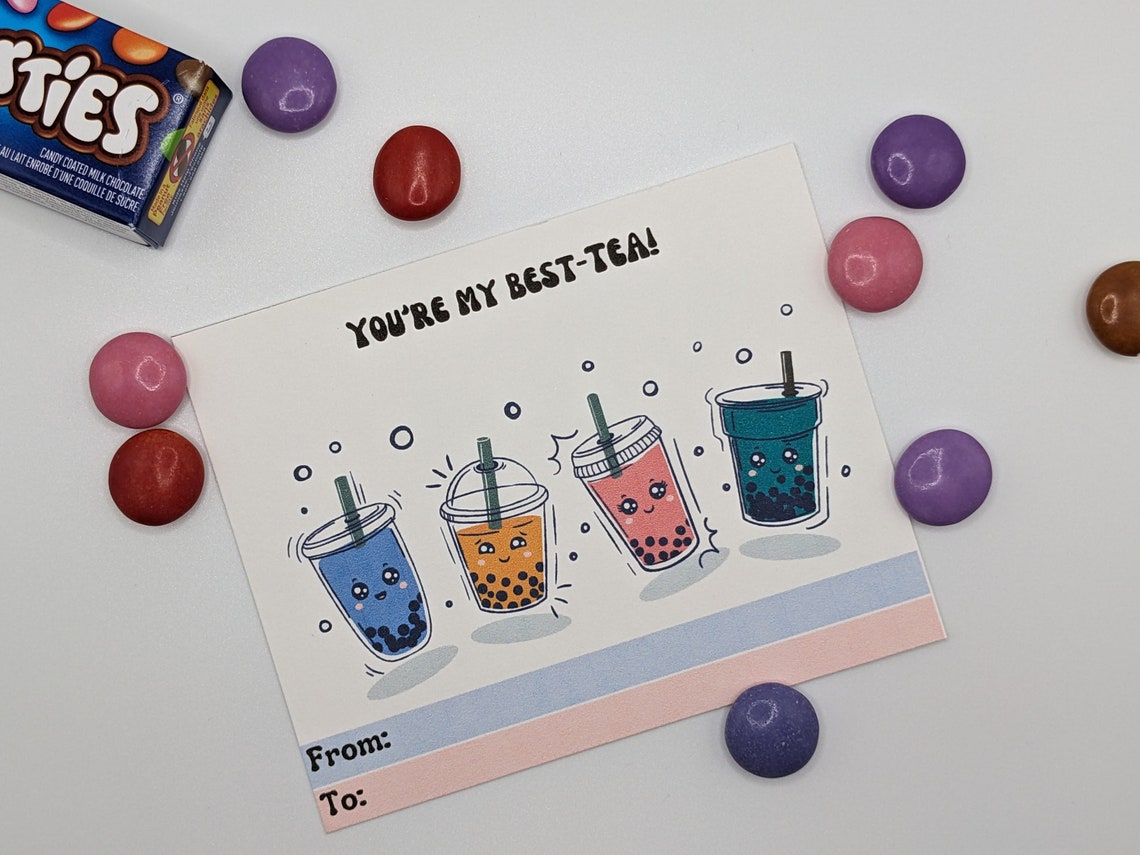 Cute Kawaii Food Valentines Day Cards - Etsy