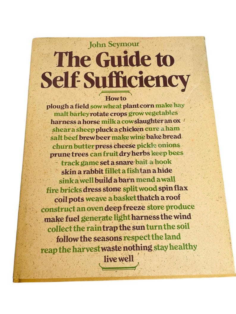The Guide to Self-sufficiency by John Seymour - Etsy