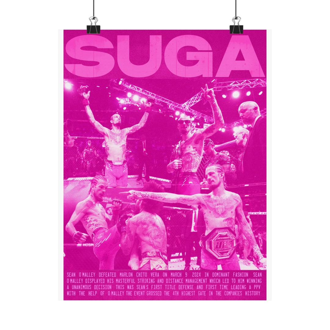 Suga Sean O'malley Matte Vertical Posters - Etsy
