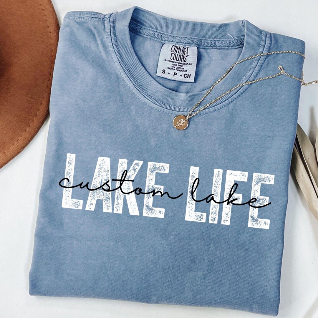 Custom Lake Life Shirt PNG, Personalized Lake Tshirt, Lake Lover Shirt ...