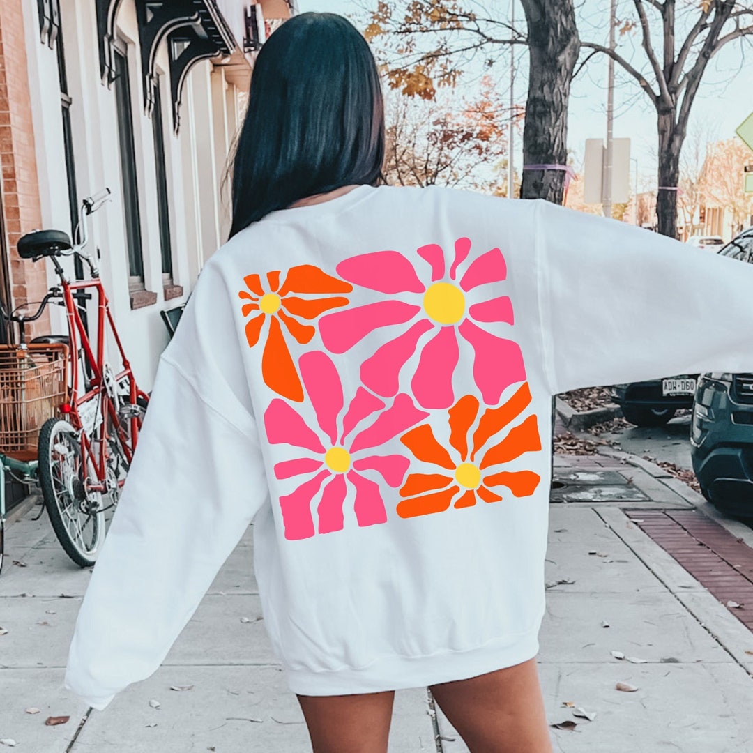 Boho Floral Shirt PNG, Floral Shirt Svg, Abstract Flower Shirt, Flowers ...