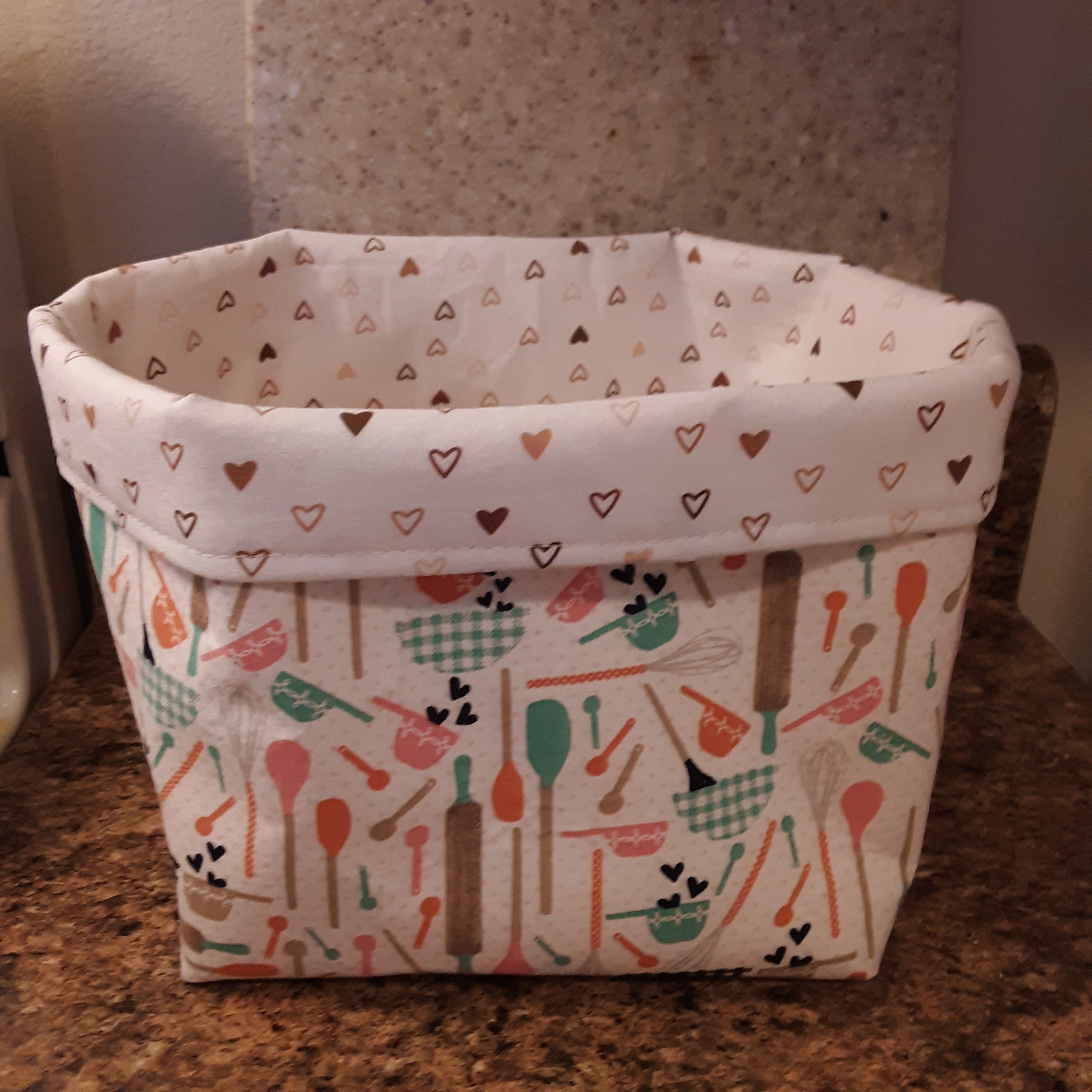 Fabric Box/ Fabric Basket/ Storage Container/ Gift Basket/ Fabric ...