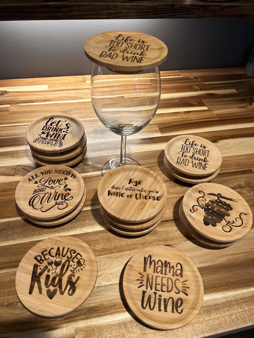 Wine Glass Topper/charcuterie Board - Etsy