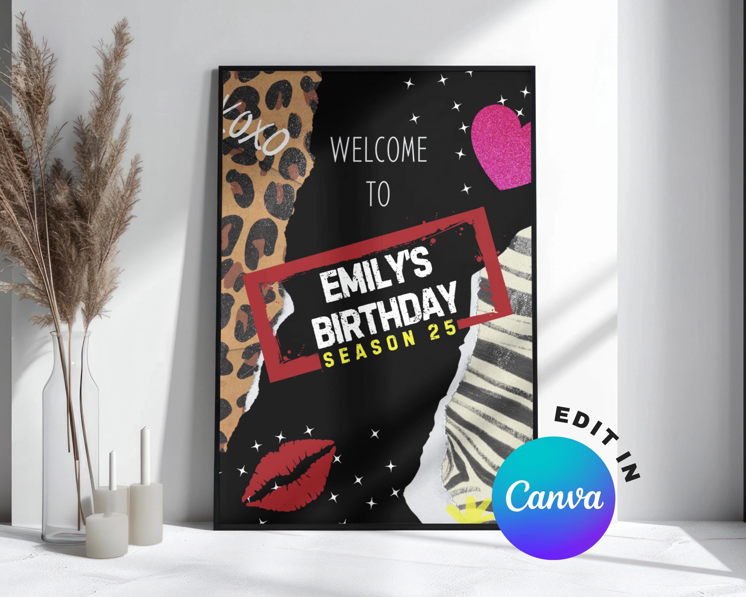 Jersey Shore Birthday Welcome Sign, Vintage Aesthetic Old Money ...