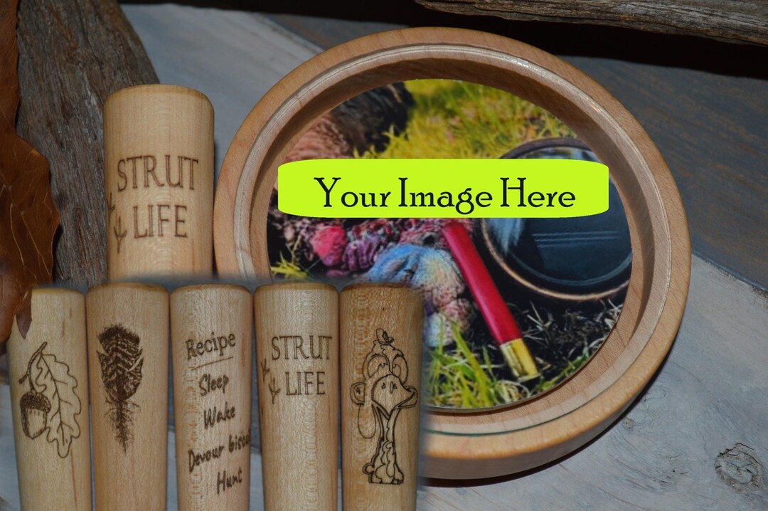 Personalized Turkey Pot Call With Custom Picture - Hunting Gift - Etsy